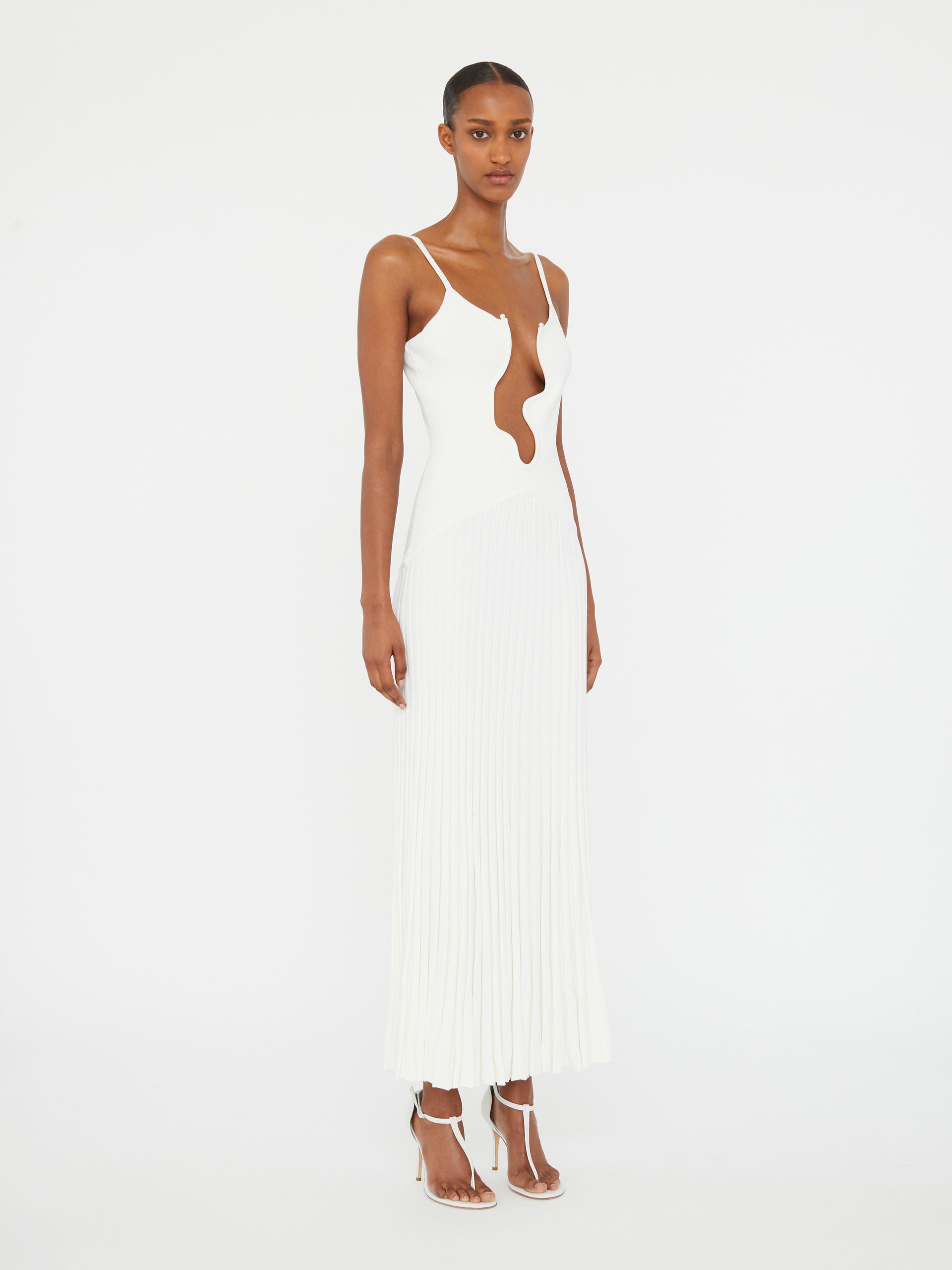 Christopher Esber | Salacia Wire Sunray Dress White