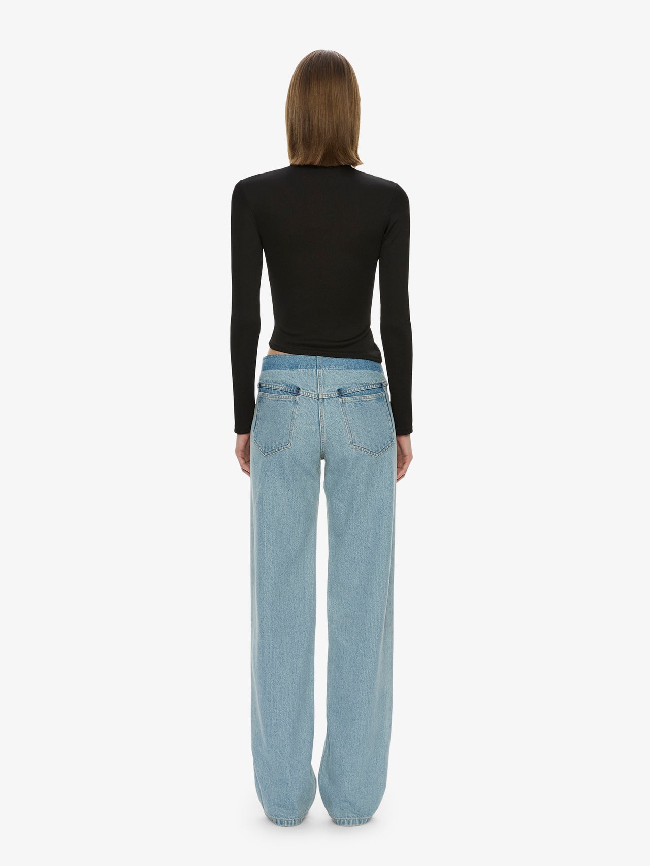 Christopher Esber | Open Twist Long Sleeve Top Black