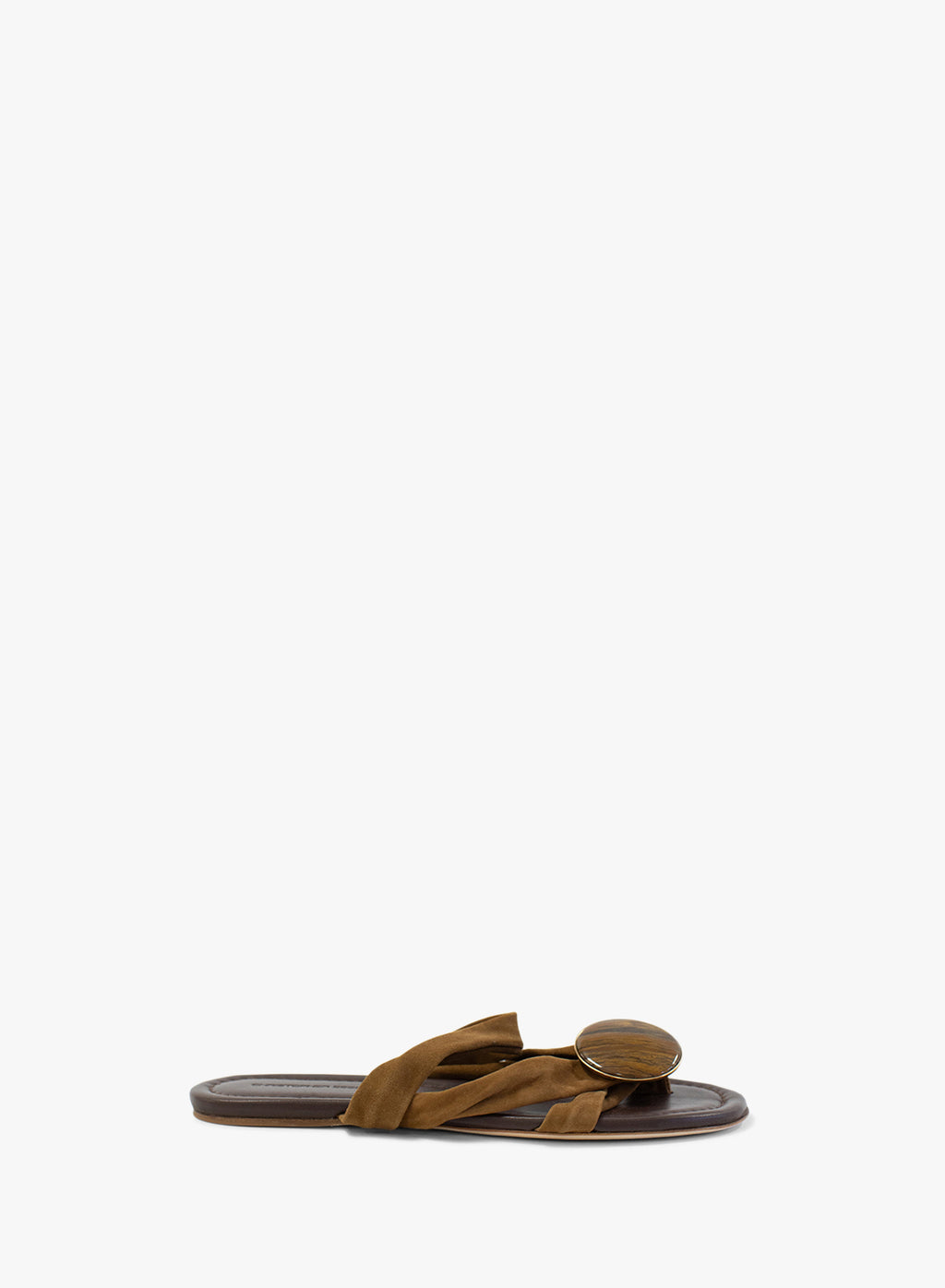 Christopher Esber | Doma Stoned Crossover Suede Flat