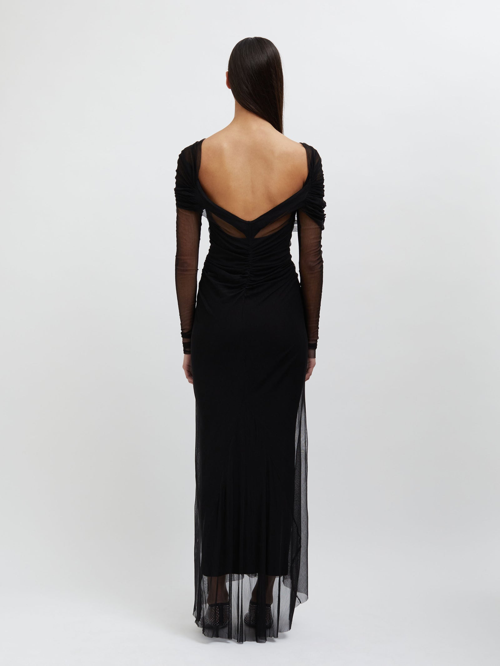 Christopher Esber | Veiled Dress Black