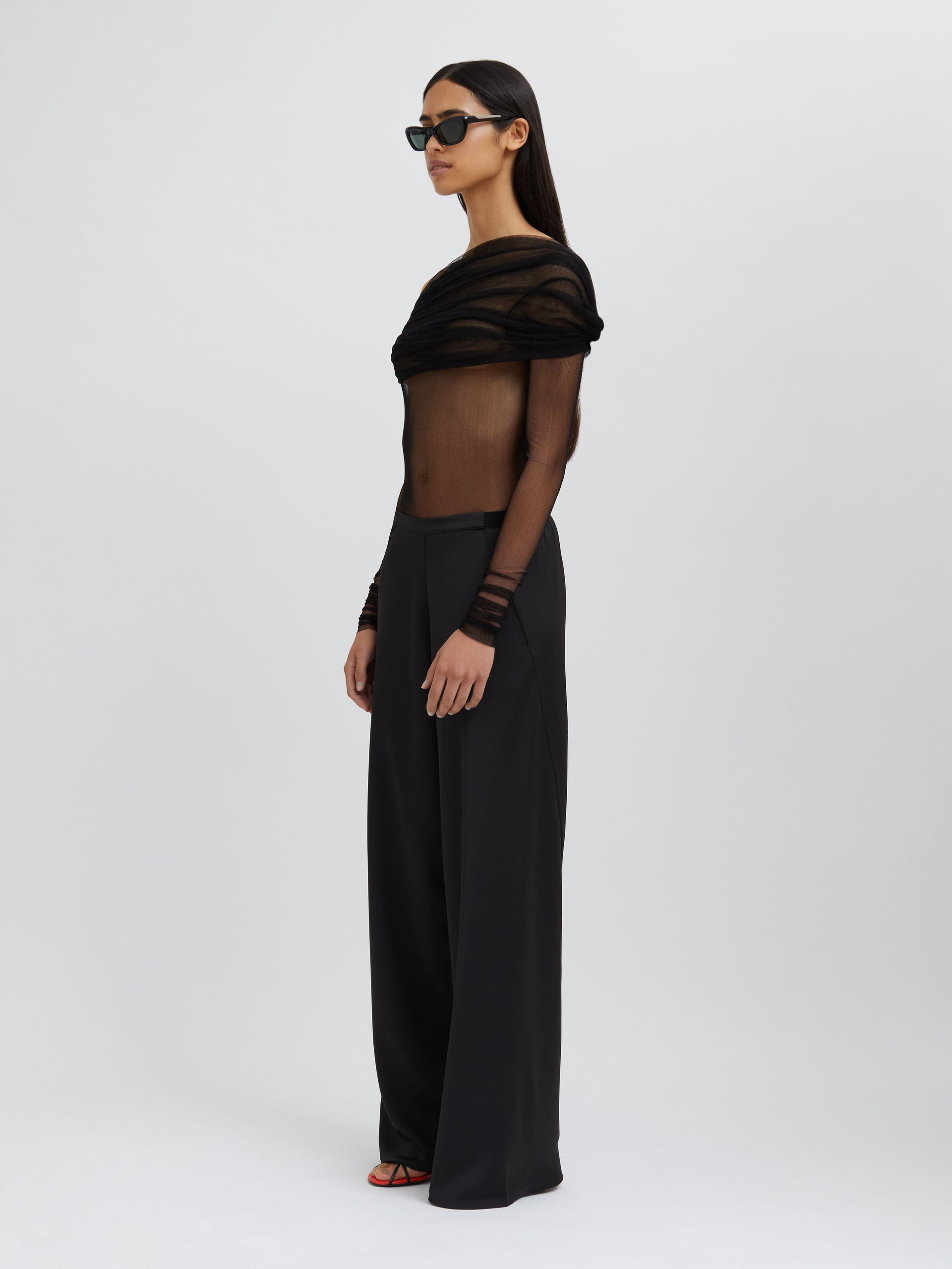 Christopher Esber | Veiled Top Black