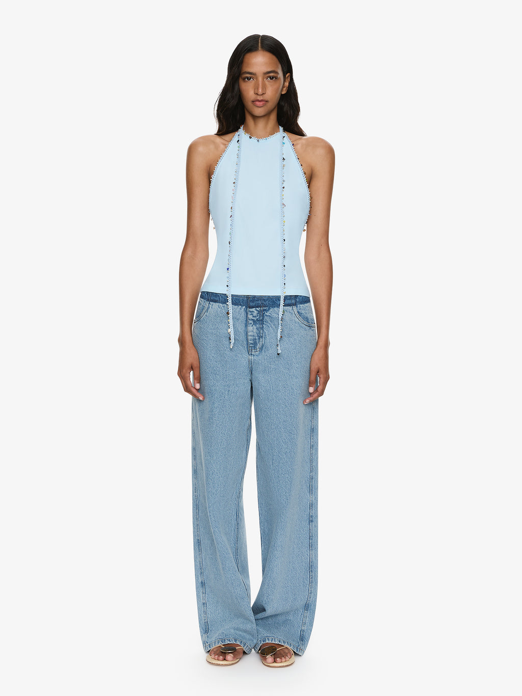 Christopher Esber | Beach Quartz Halter Lycra Top