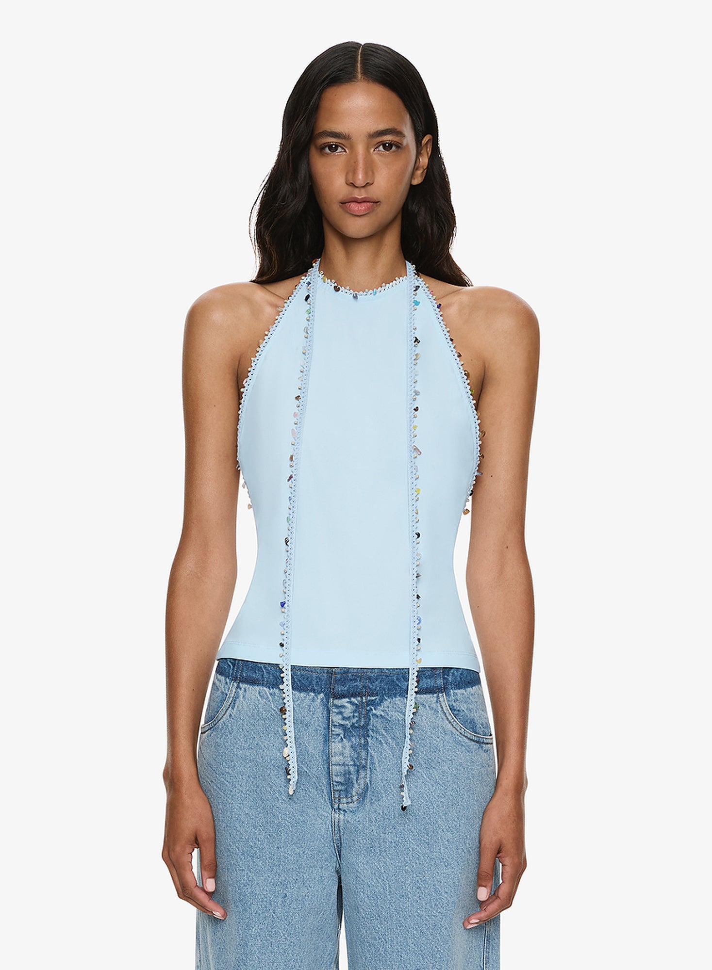 Christopher Esber | Beach Quartz Halter Lycra Top